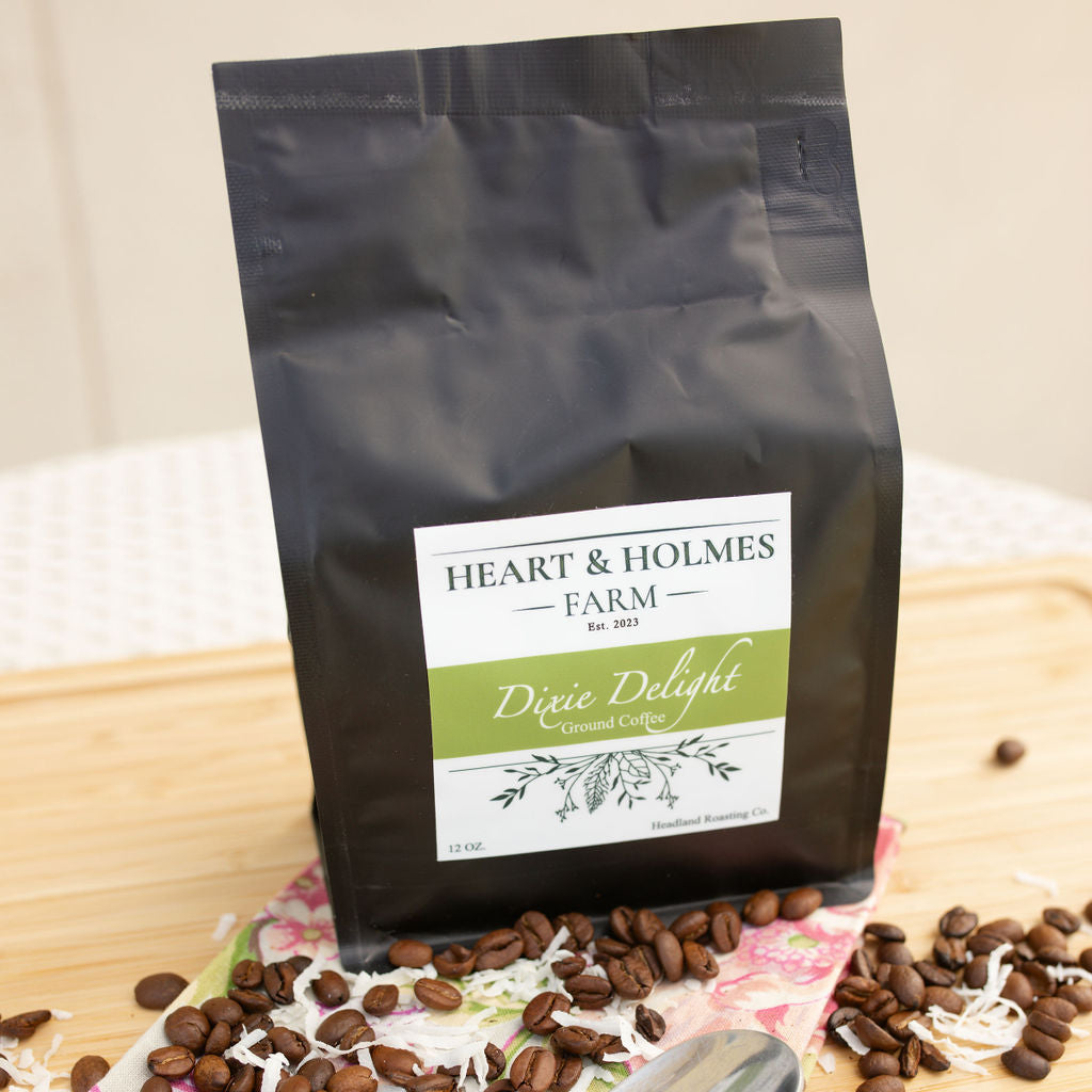 Dixie Delight Coffee 12 oz. – Heart & Holmes Farm
